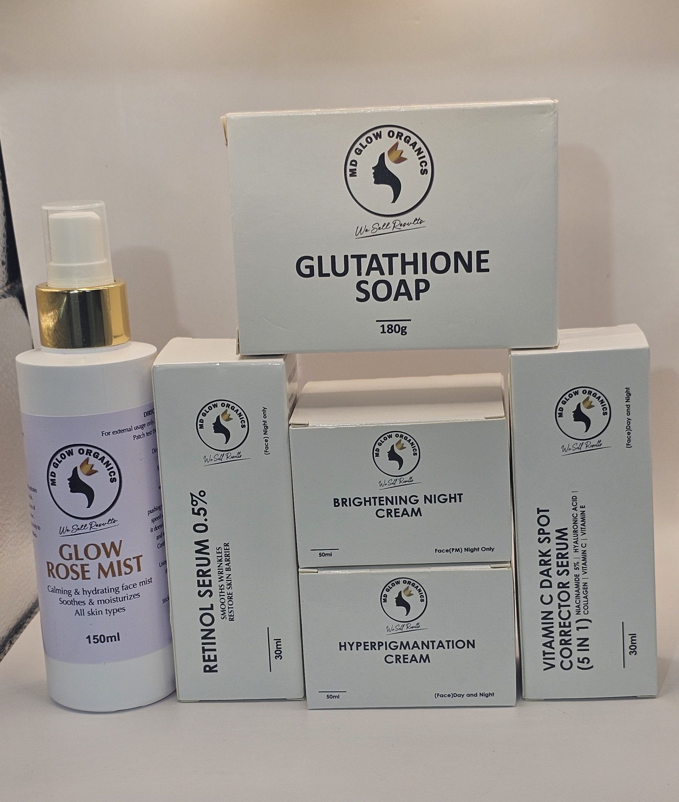 Anti-Hyperpigmentation Combo – (6 Products) – MD Glow Organics