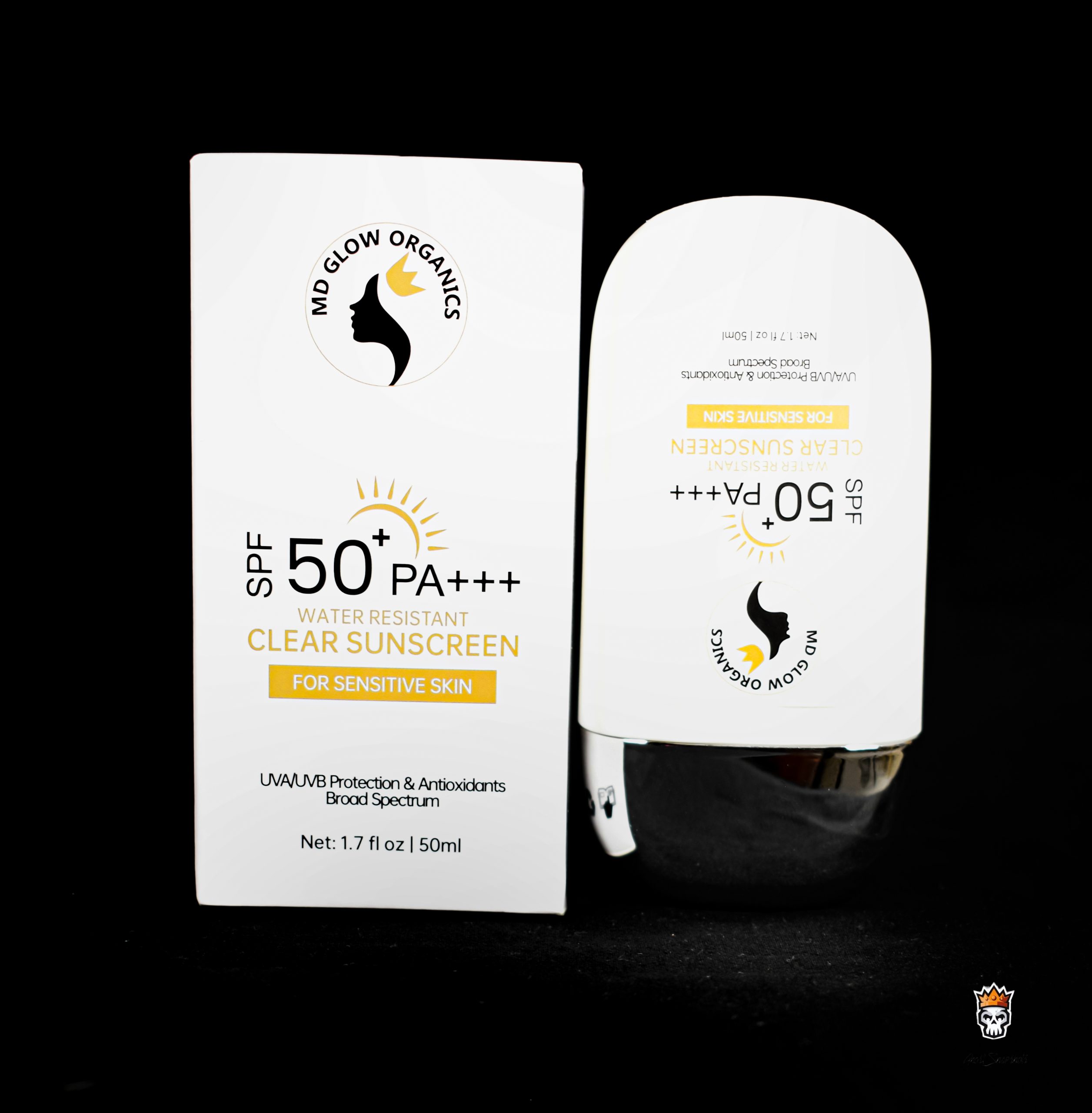 SPF50 Anti-Aging Mineral Sunscreen (For Sensitive Skin) Anti-White Cast ...